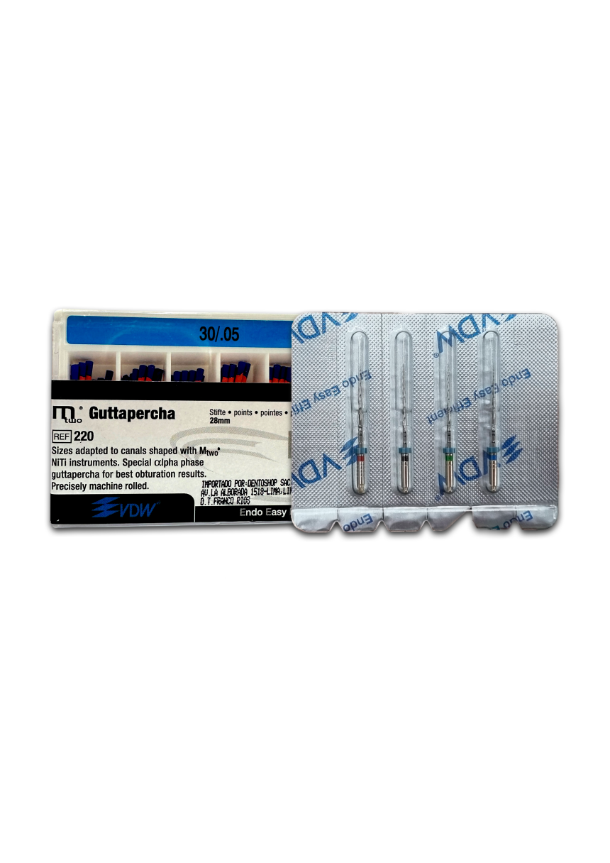 GUTAPERCHA + LIMA MTWO VDW - Dentoshop