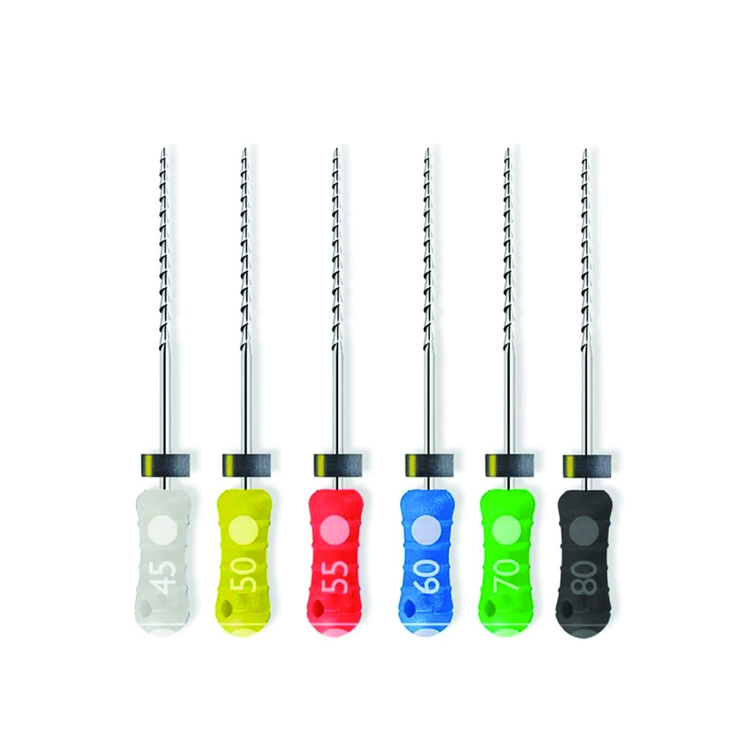 Dentaline Limas Hedstroem #45-80 (surtida) - Blíster de 6 uds. - Dentoshop